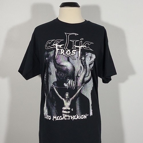 CELTIC FROST To Mega Therion XL T-Shirt Black Mens Band Logo | eBay