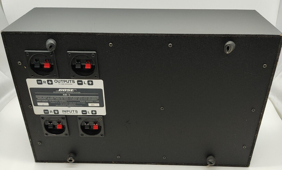 Bose AM-5 Acoustimass Satellite + Subwoofer Speaker System w/Mounts ...