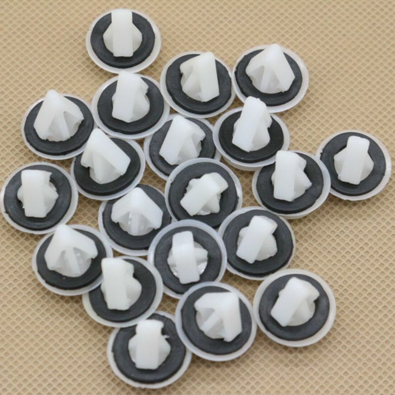 25Pcs For Mazda Nylon Rocker Panel Retainer Clips with Sealer TD12-51 ...