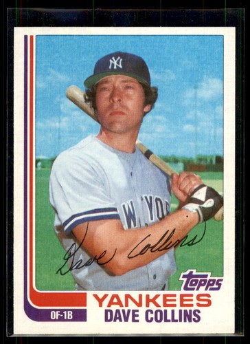 1982 Topps Traded Dave Collins #20T New York Yankees | eBay