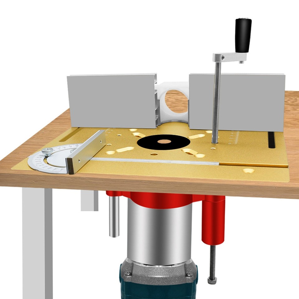 Router Lift System Electric Router Table Insert Plate Lifting Base ...