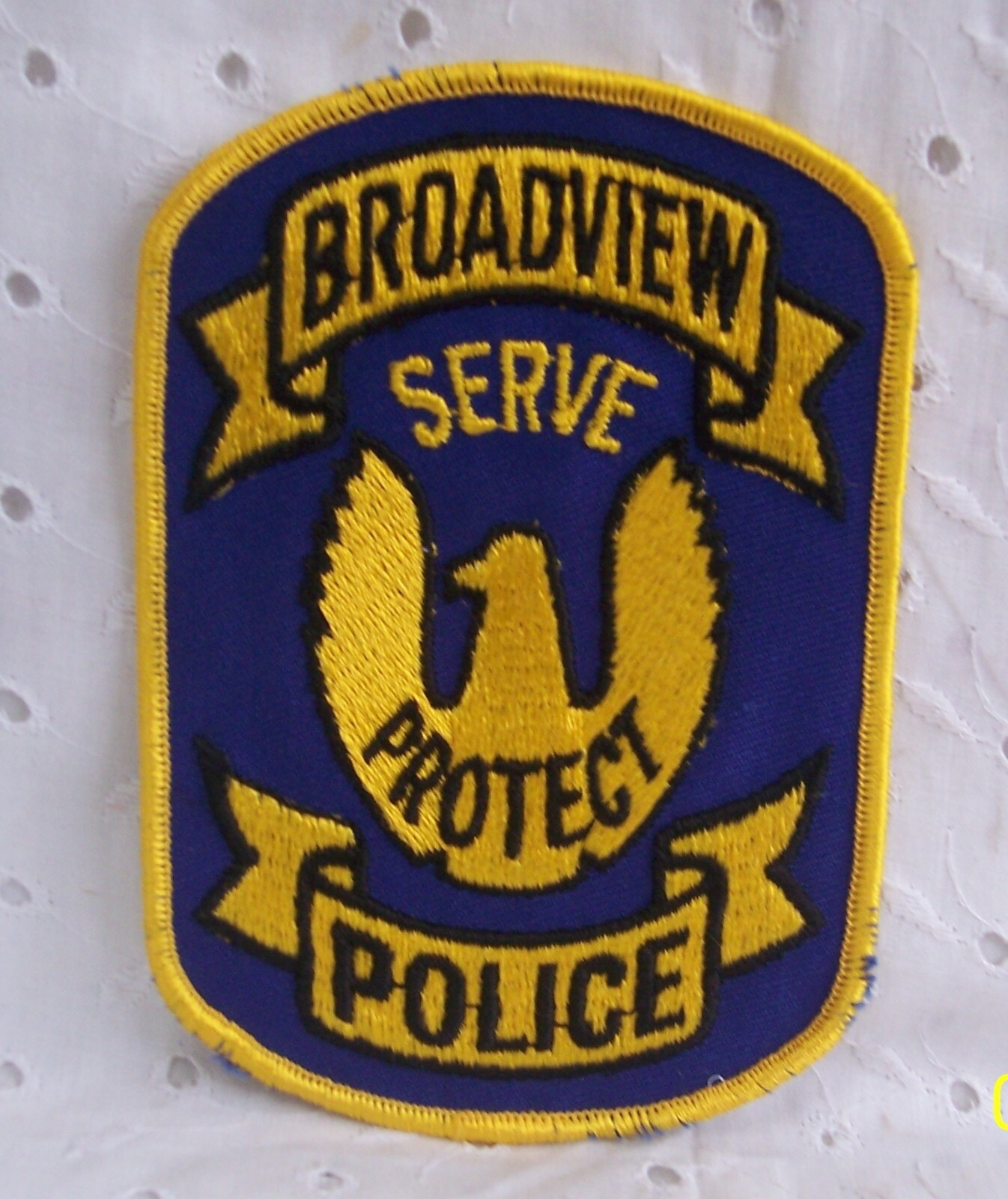 BROADVIEW ILLINOIS PATCH POLICE = NEW COLLECTIBLE | eBay