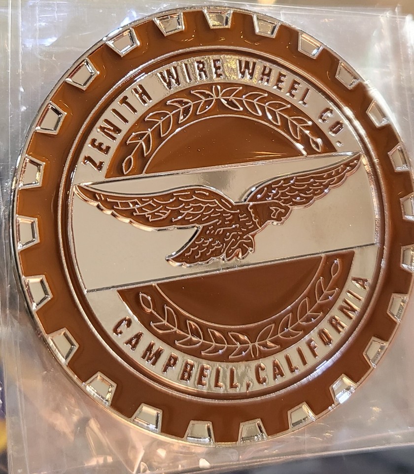 Wire Wheel Chips Emblems Metal 2.25” 4 pieces Zenith | eBay