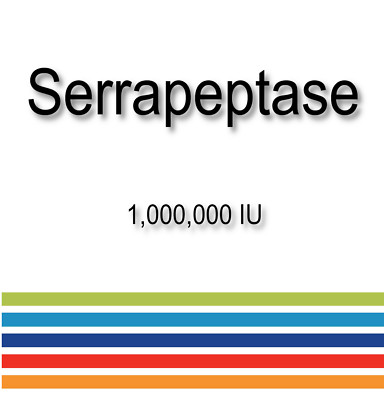 Serrapeptase 1000000 IU Anti Inflammatory Sinus Relief x 500 Tablets ...