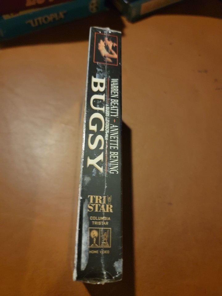Bugsy VHS 1992 Warren Beatty Annette Bening Sealed Watermark Columbia ...