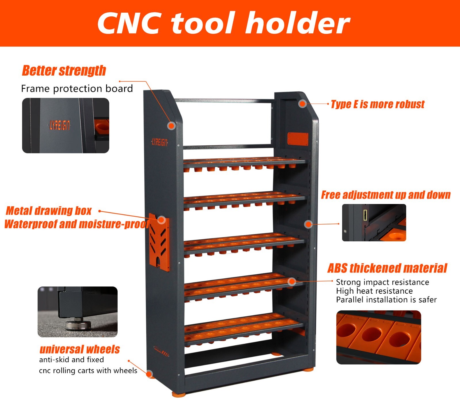 CNC tool holder CAT40/BT/HSK63 /CAPTO cnc tools rack Machine Tool ...
