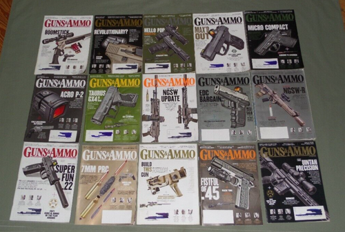 15 Guns and Ammo Magazines Back Issues 11 issues 2021, 2 from 2020, 2 ...