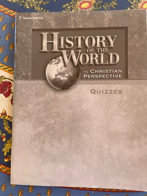 A Beka History of the World Grade 7 Teacher Quiz Key | eBay