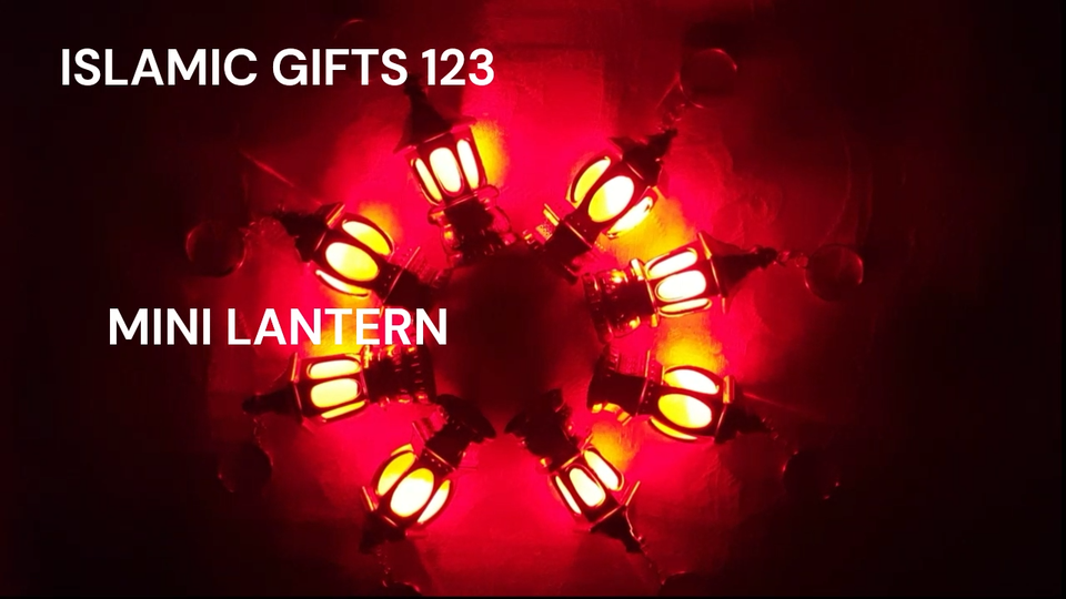 Ramadan Deco Lantern Fanoos Ramadan Favors Mini Eid Deco Islamic Gifts ...