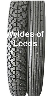 classic motorcycle tyres pair deal 325X19 front & 350X19 rear, classic ...