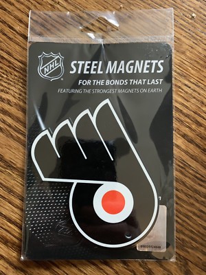 Philadelphia Flyers NHL Steel Magnet Team Logo Emblem, New In Package ...