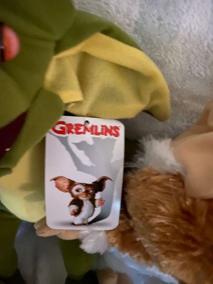 SET OF 3 Gremlins Plush 9-11": Evil Spike (Stripe), Mohawk, & Gizmo ...