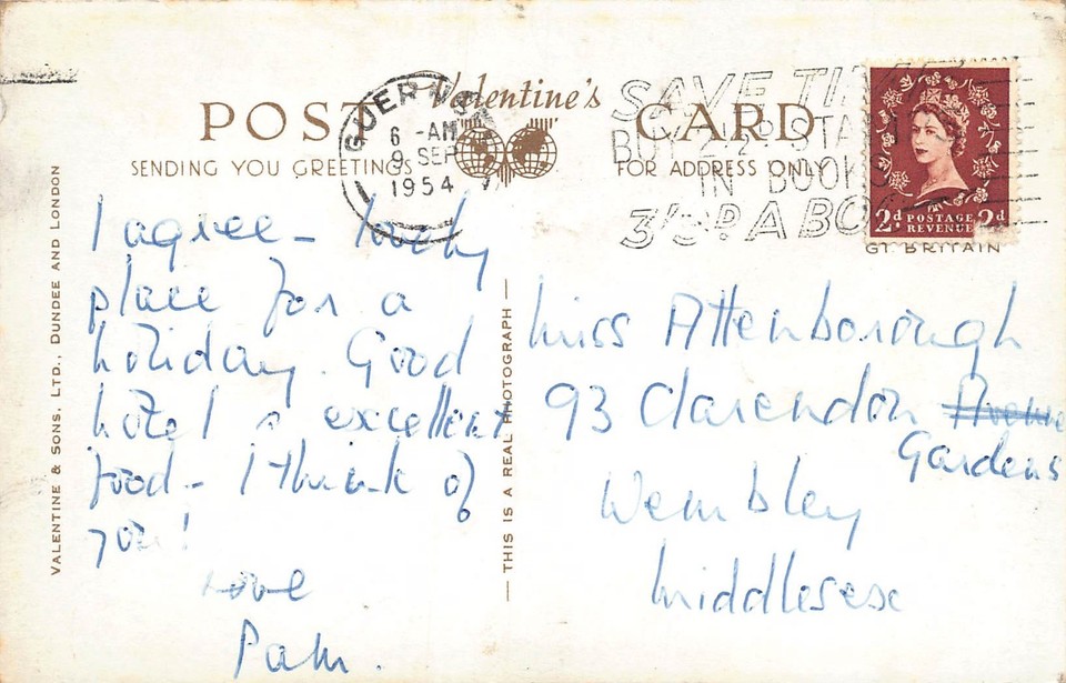 Saints Bay Guernsey RP c1954 Postcard (F022) | eBay UK