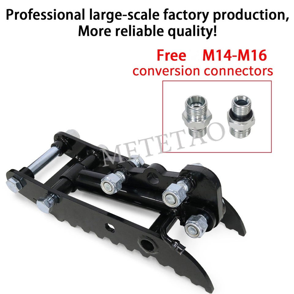 L-Shaped Bracket Hydraulic Thumb Clip For Mini Excavators Attachments 3 ...