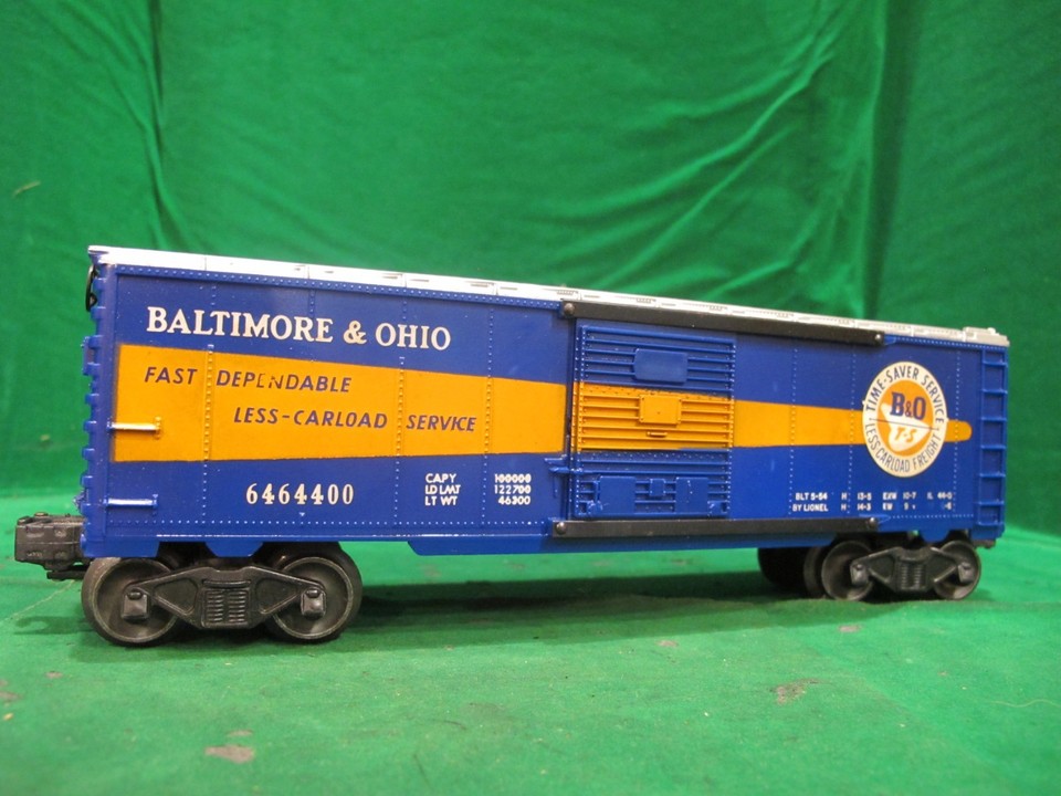 LIONEL No. 6464-400 BALTIMORE & OHIO "TIMESAVER" BOX CAR , TYPE IV ...