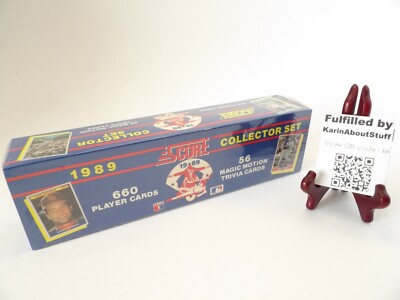 1989 Score Baseball Complete Collector Set Sealed with Magic Motion ...