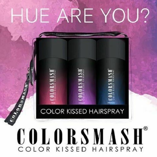 Color Kissed Hairspray Temporary Wash Out Translucent Colour Hair Spray ...