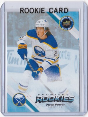 2022-23 UD Upper Deck Owen Power NHCD Rookie Card RC #3 Mint | eBay