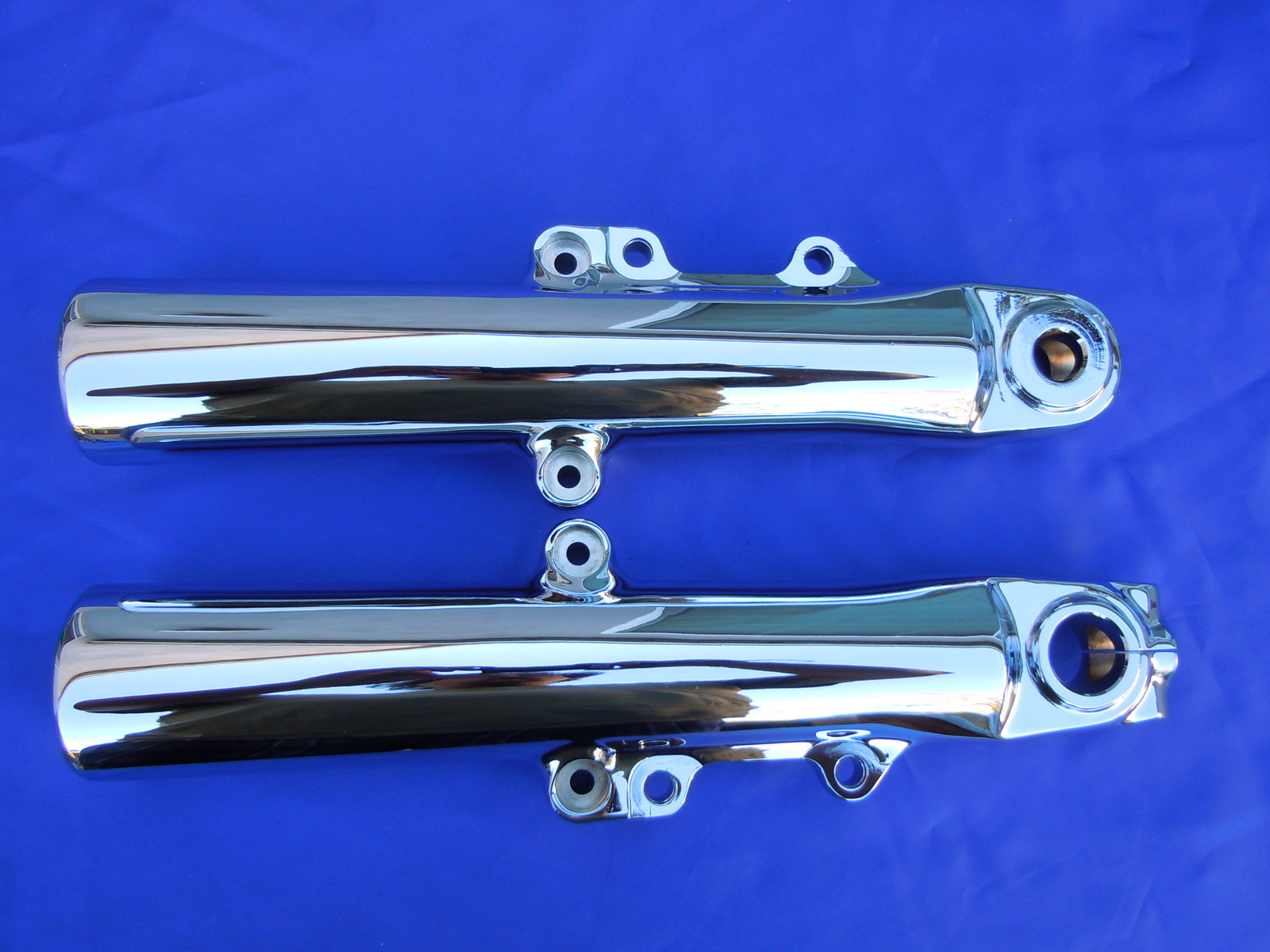 HARLEY TRIKE CHROME FORK SLIDER LEGS 2014-2020, FLH MODELS *** EXCHANGE ...
