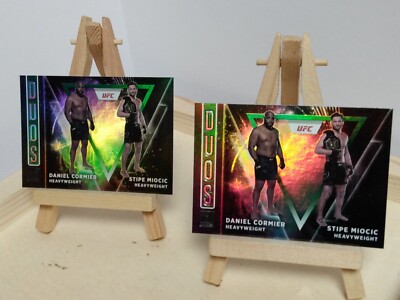 2022 DONRUSS UFC DUOS GREEN HOLO #1 DANIEL CORMIER / STIPE MIOCIC | eBay