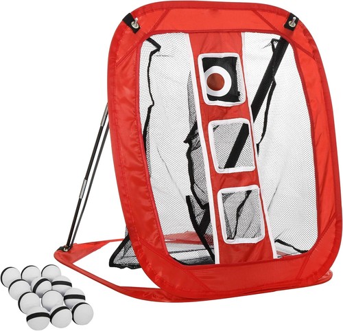 Pop Up Golf Chipping Net Collapsible Golf Hitting Net for Indoor ...