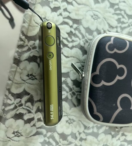 Sony Cyber-Shot DSC-T99 14.1MP Digital Camera Touch Screen Green/Pink ...