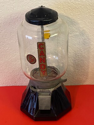 Northwestern Model 33 Nickel Candy Machine with Barrel Lock Rare Black ...