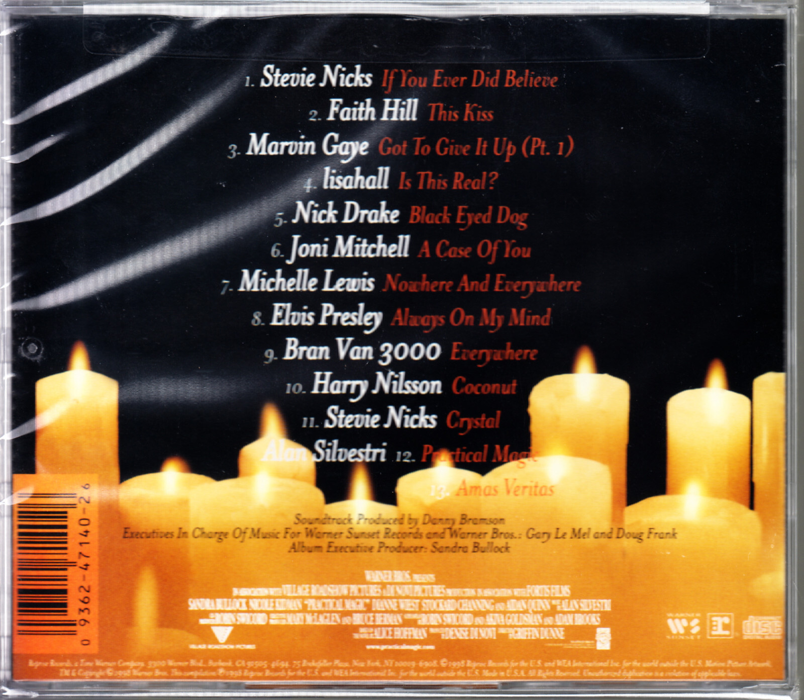 Practical Magic (Original Soundtrack) by Various Artists (CD, 1998) for ...