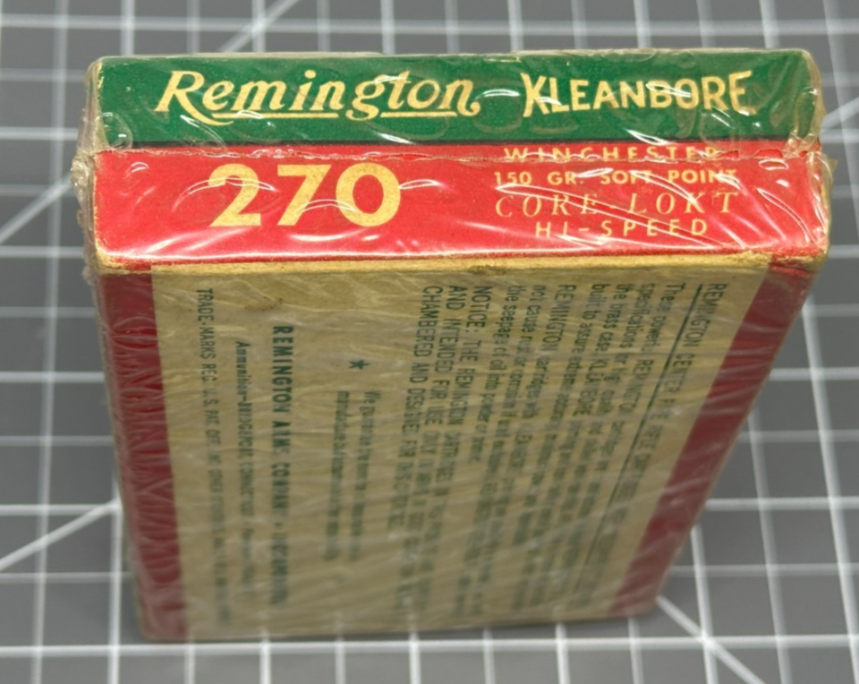 EMPTY BOX ONLY Remington Kleanbore 270 Winchester Hi-Speed Ammo Box | eBay