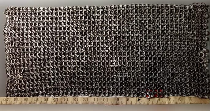 Chain Mail Sheet Flat Ring Alt Solid Ring Riveted 9mm Rings 18 Gauge ...