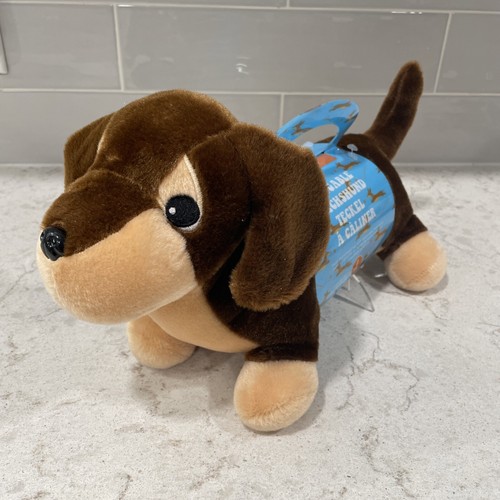 Plush Huggable Tan Dachshund DOG w/Removable Heat Pack - Heat up and ...