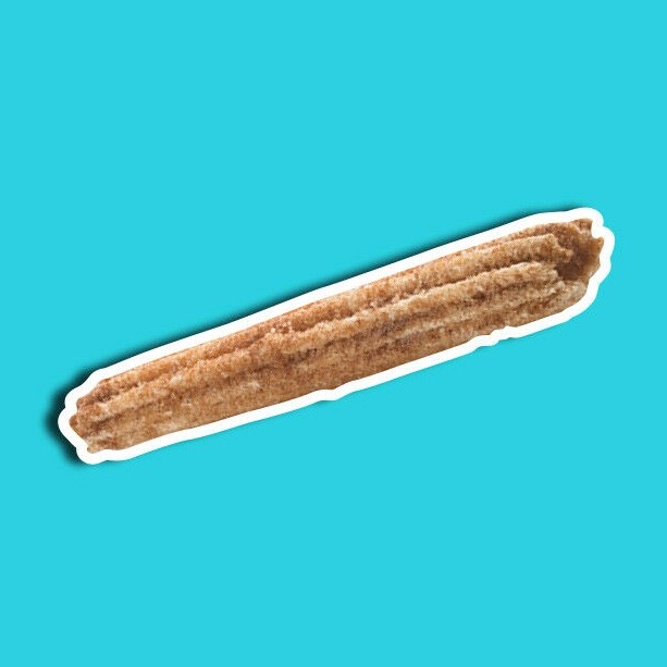 Churro Sticker, Includes Two (2) Stickers, Churros, Pastry, Cute, Decal ...