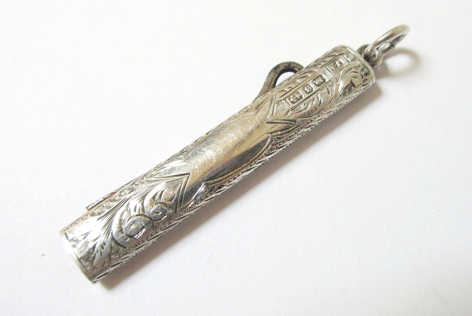 Antique Folding Glove Button Hook Engraved Sterling S… - Gem