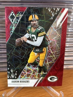 2021 Panini Phoenix - Aaron Rodgers #41 Red /250 *small dent* | eBay
