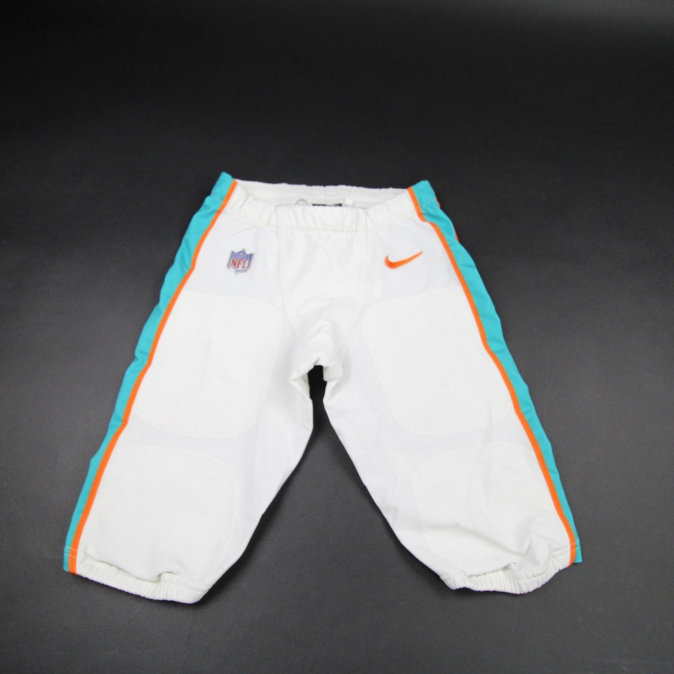Miami Dolphins Nike NFL On Field Football Pants Men's White/Teal Used ...