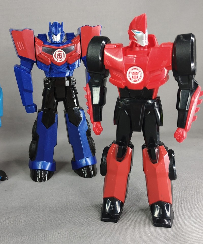 Transformers Titan Heroes Steeljaw Gridlock Sideswipe optimus 6" Action ...