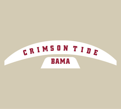Alabama Crimson Tide Riddell Mid-Size Speedflex Football Helmet Bumper ...