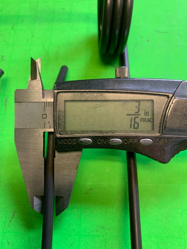 Set of 6 Agri-Fab dethatcher tine spring teeth 43783 (8" OAL 3/16 wire ...