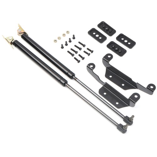 Black Engine Hood Shock Strut Damper Lifter New For Jeep Wrangler JL ...