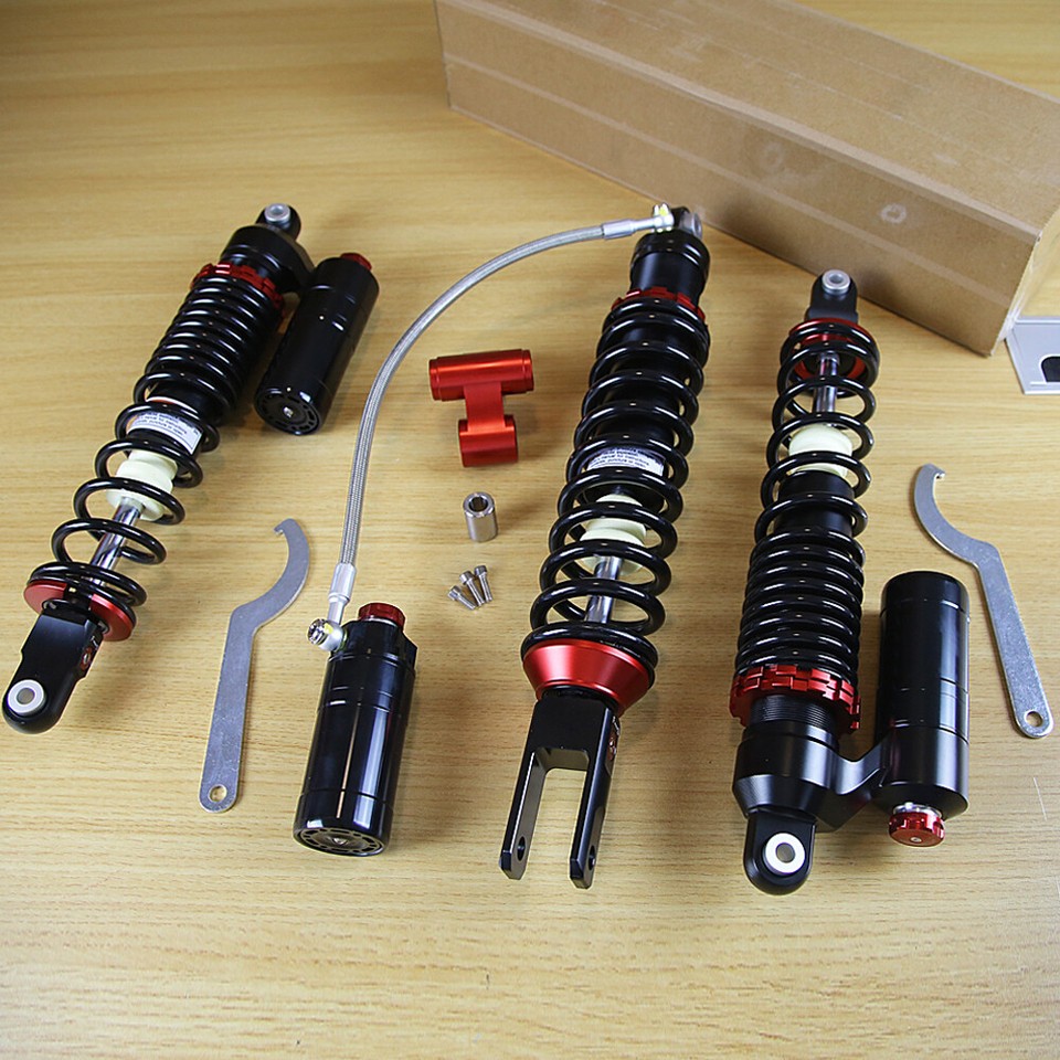 For Yamaha YFZ 450 Banshee Stage 4 Front & Rear Air Shocks Absorber ...