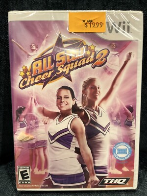 THQ~NINTENDO Wii~ALL STAR CHEER SQUAD 2~2009 NEW SEALED NINTENDO Wii ...