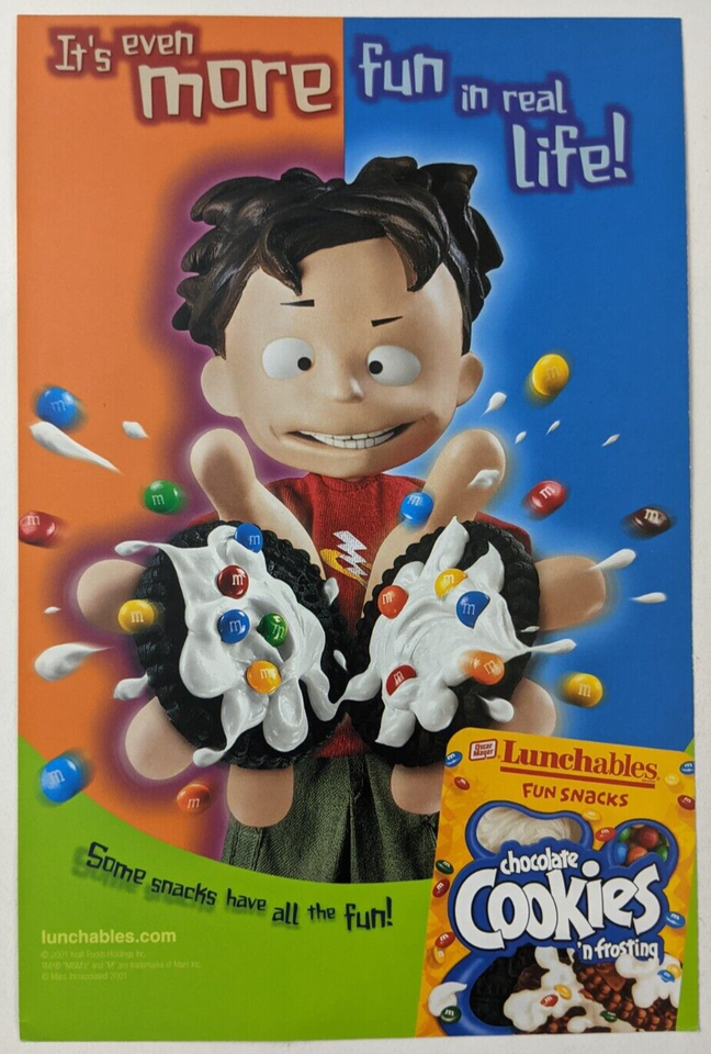 Juicy Fruit GBA Sweepstakes Lunchables Print Ad Poster Art PROMO ...