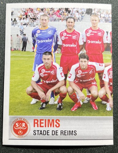 Sticker PANINI FOOT 2007 N°530 Team STADE DE REIMS 1/2 | eBay