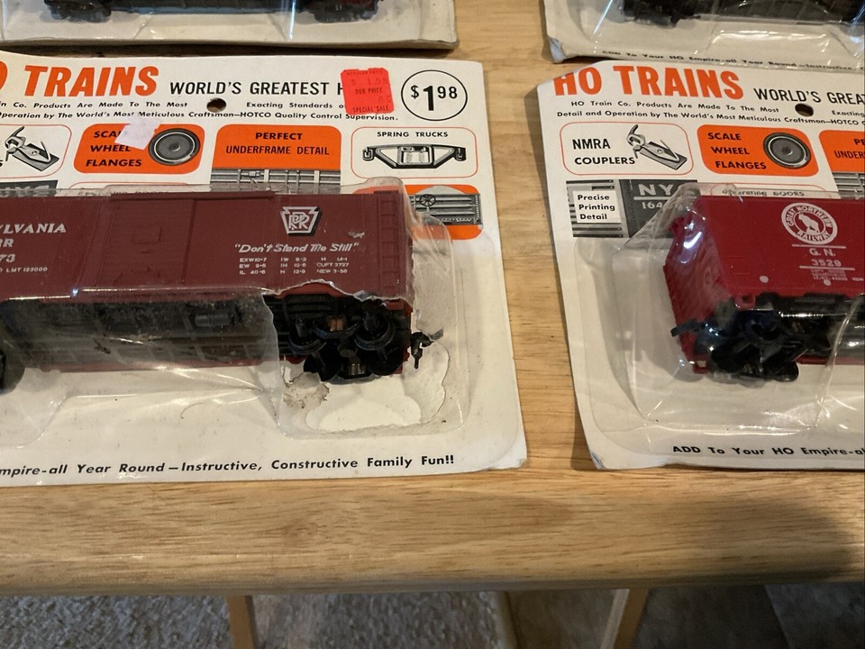 Vintage HO Train Company HTF Packaging Lot Of 4 Cars Hong Kong NEW ...