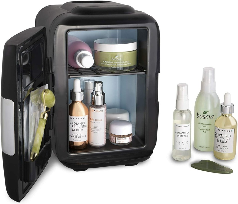 Mini Fridge for Car, Travel Office Desk & Dorm Room 4L Can Electric ...