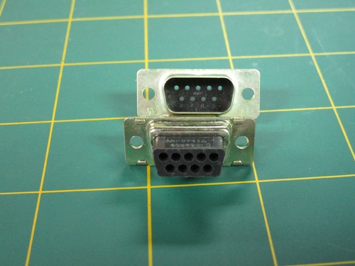 AMP TE CONNECTIVITY 205204-1 9 POSITION MALE CONNECTOR SHELL BAG OF 10 ...