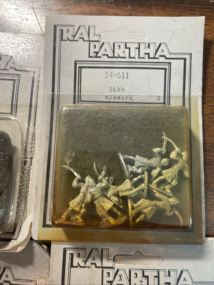 New Sealed Ral Partha Fantasy Miniature Figurines Lot Of Four DnD Set ...