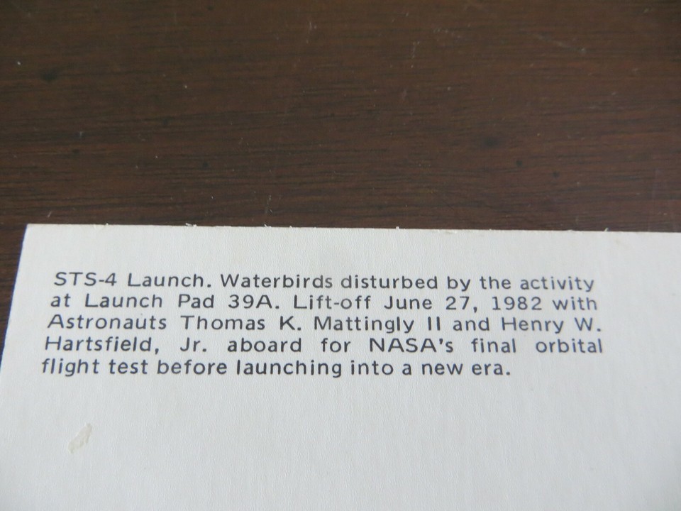 STS-4 Launch at launch pad 39A lift off 1982 Nasa's final orbital test ...