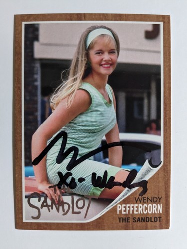 MARLEY SHELTON Signed Topps CARD Auto Sandlot Wendy Peffercorn ...