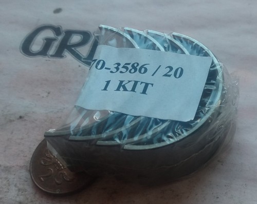 TRIUMPH Con rod BEARING Shells 70-3586/20 GLACIER UK MADE, T120,T140 ...